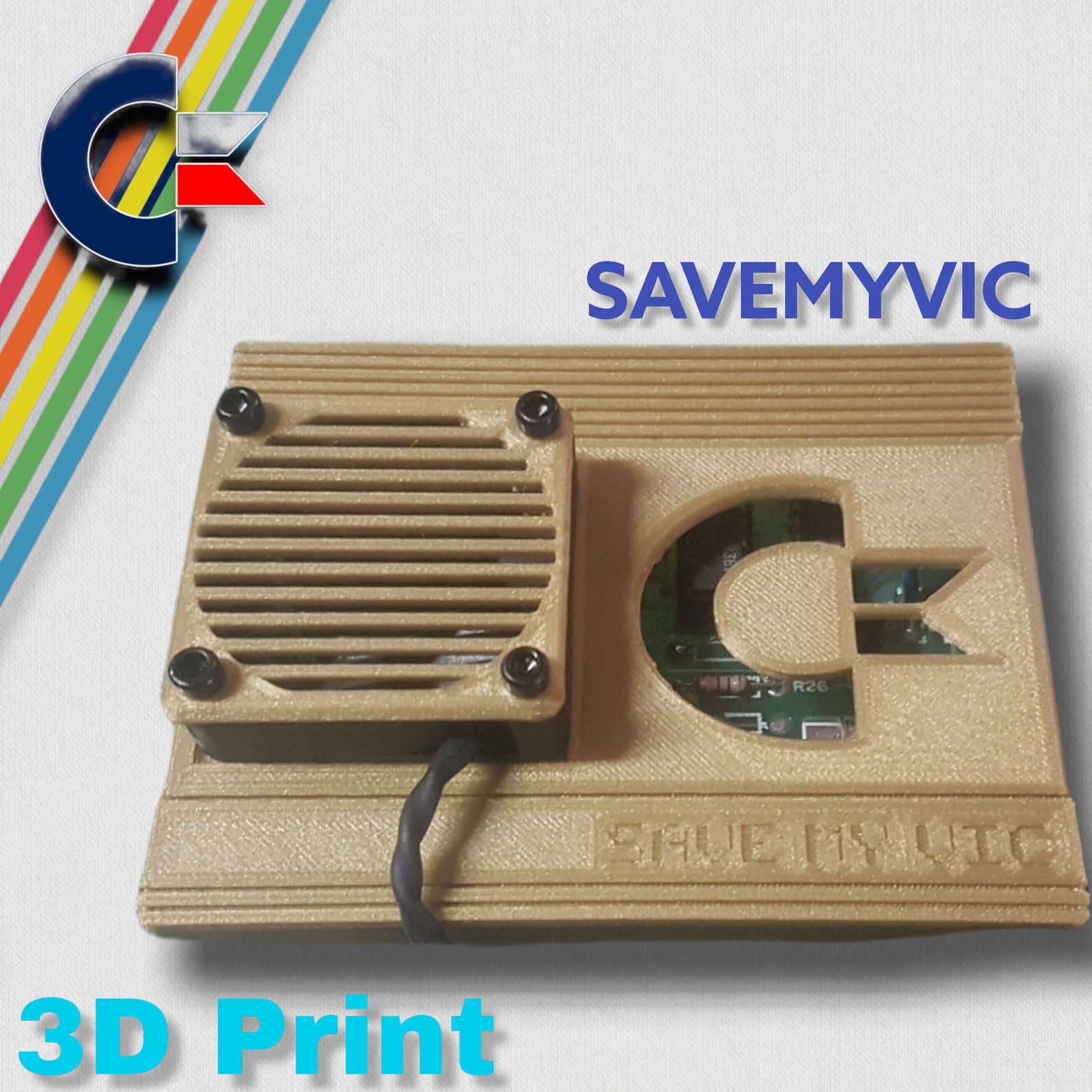 Commodore C64 Cooling Fan Kit save MY Vic 3D - Etsy