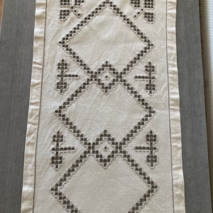 Norwegian Hardanger Table Runner , Hardanger Tablecloth , Nordic Table ...