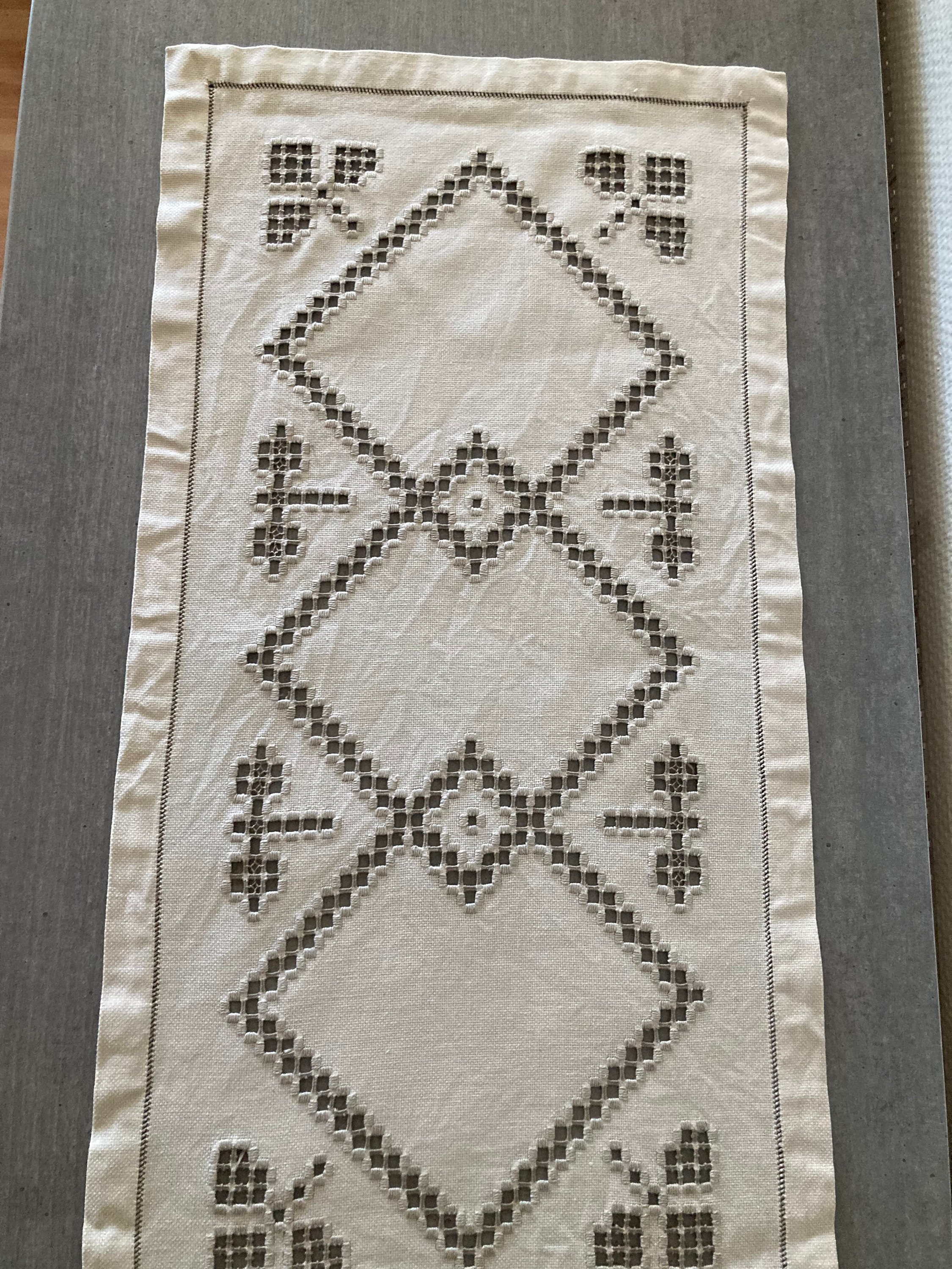 Norwegian Hardanger Table Runner Hardanger Tablecloth - Etsy