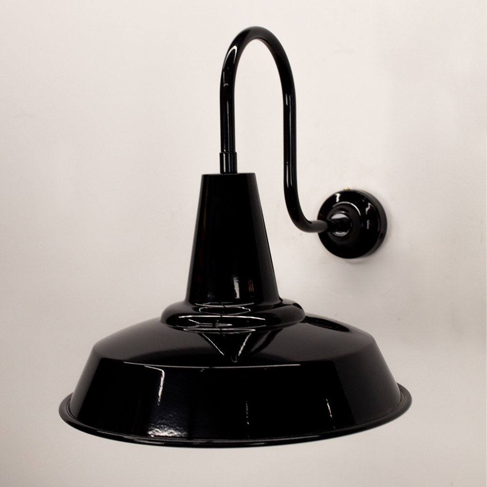 We paint to any colour required Stetchford Factory Shade Swan Neck Wall ...