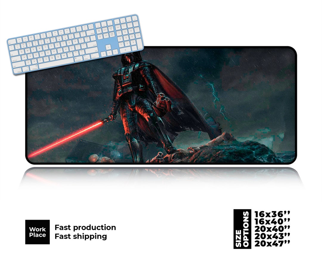 Darth Vader Desk Mat, Star Wars Mat, Anakin Skywalker Placemat, Sith ...