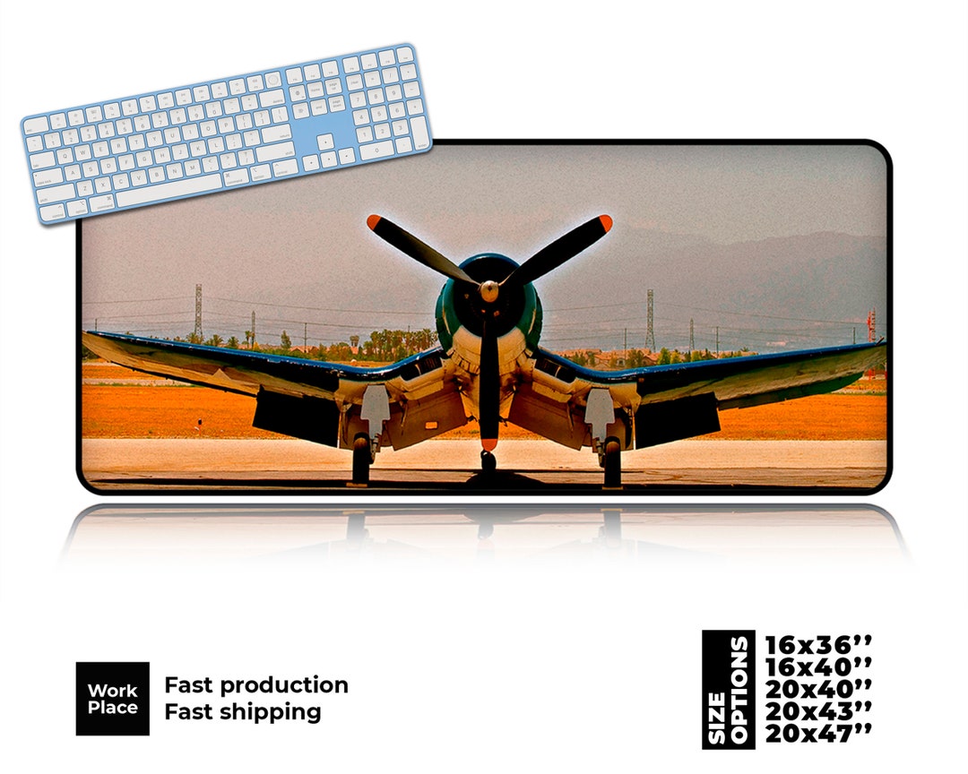 Airplane Desk Mat, Aircraft Mouse Pad, Air Force Mouse Pads, Large ...