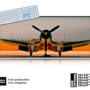 Airplane Desk Mat, Aircraft Mouse Pad, Air Force Mouse Pads, Large ...