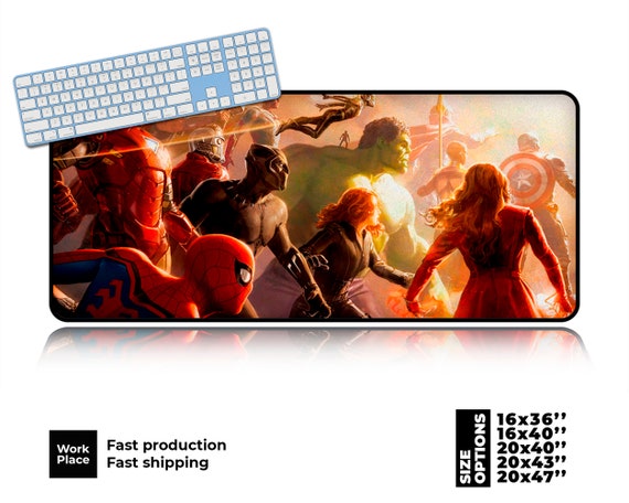 Gaming Desk Mat Geek Placemats HD Colorful Large Desk Pad | Etsy