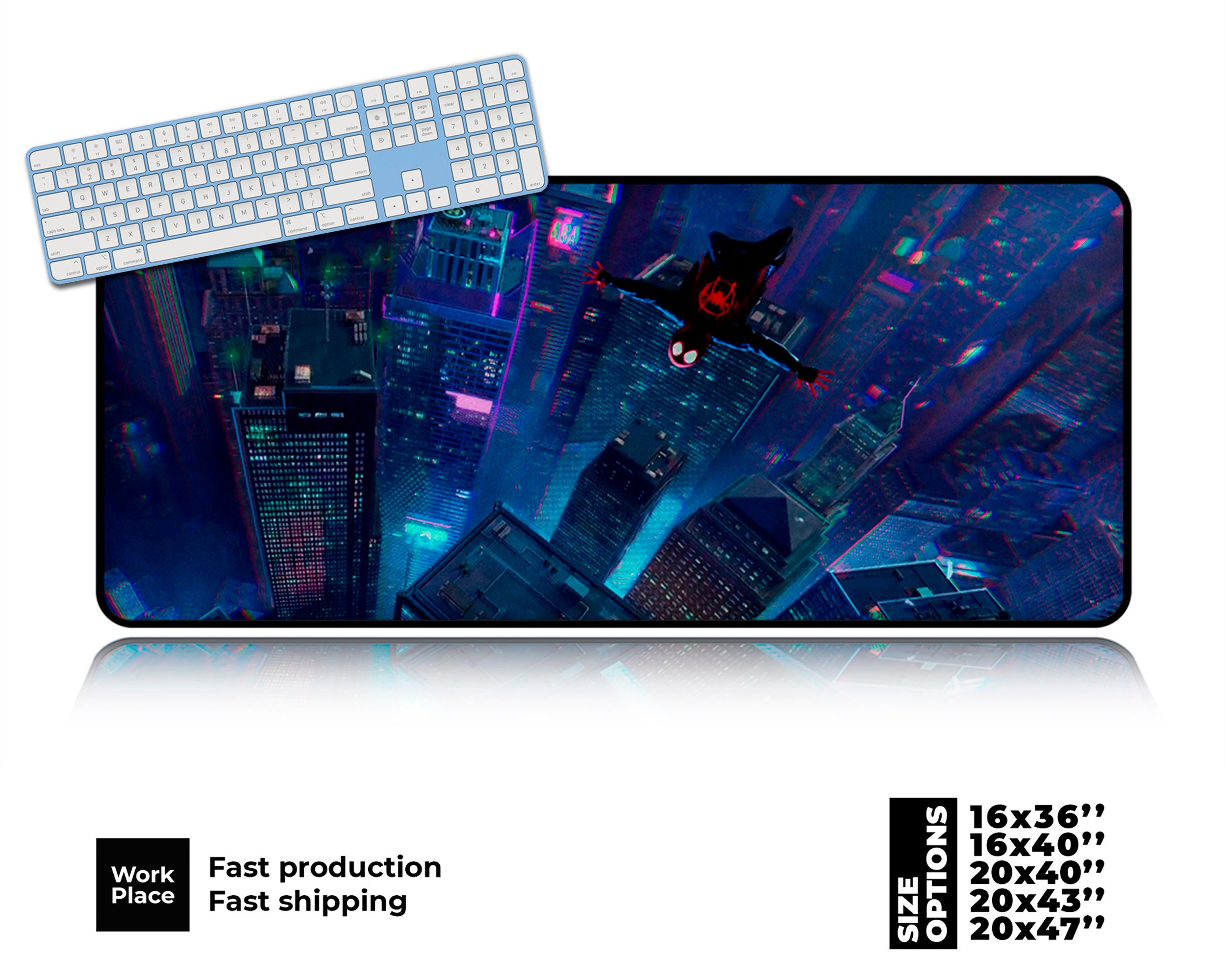 Gaming Desk Mat Geek Placemats HD Colorful Large Desk Pad - Etsy