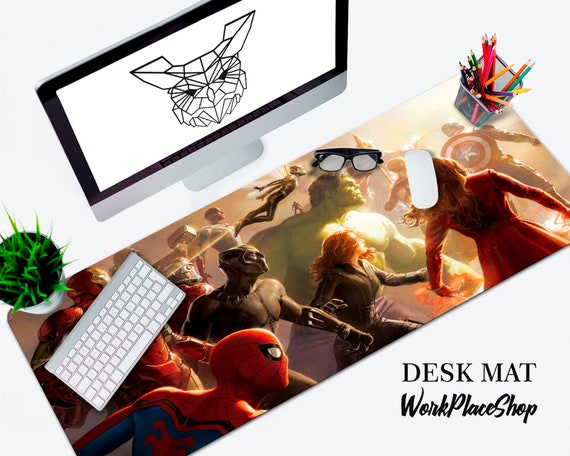 Gaming Desk Mat Geek placemats HD Colorful Large Desk Pad | Etsy