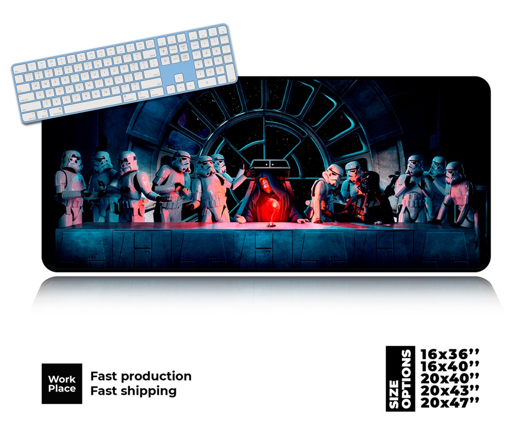 Star Wars Desk Mat, Clone Trooper Desk Mat, Stormtrooper Placemat, Sith ...