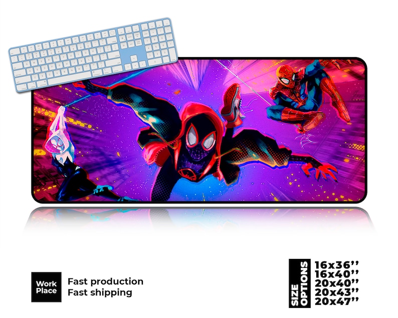 Gaming Desk Mat Geek Placemats HD Colorful Large Desk Pad - Etsy