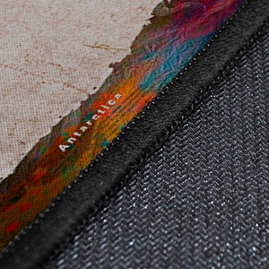 Rainbow World Map Desk Mat, Shabby Chic Mouse Pad, Mouse Pads, Large ...