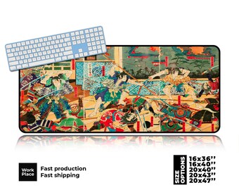 Japanese Desk Mat. Large Desk Mat. | Etsy