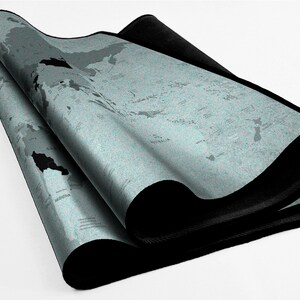 World Map Desk Mat, World Map Mouse Pad, Mouse Pads, Large Mouse Pad ...