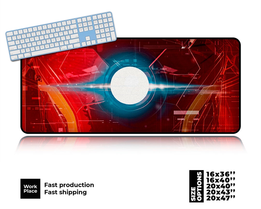 Gaming Desk Mat, Geek Placemats, HD Colorful Large Desk Pad, Eco ...