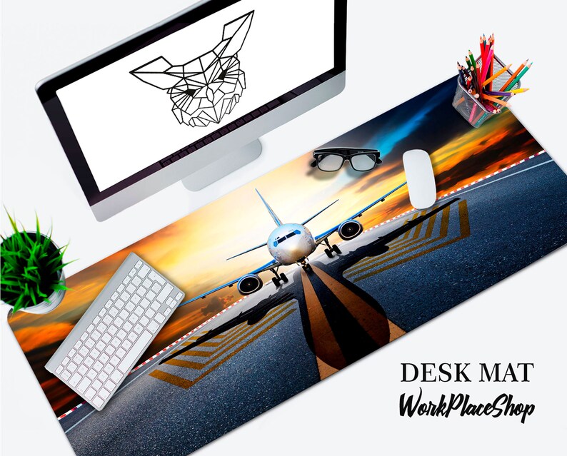 Aircraft Desk Mat Airplane Mouse pad Air Force Mouse pads | Etsy