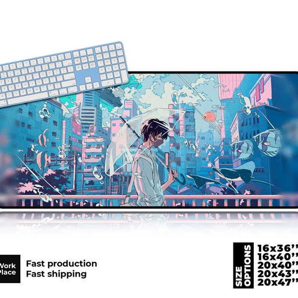 Anime Desk Mat - Etsy