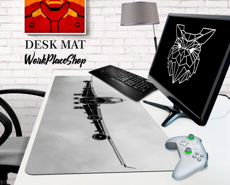 Airplane Desk Mat Air Mouse pad Air Force Mouse pads Large | Etsy