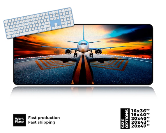 Aircraft Desk Mat Airplane Mouse Pad Air Force Mouse Pads | Etsy