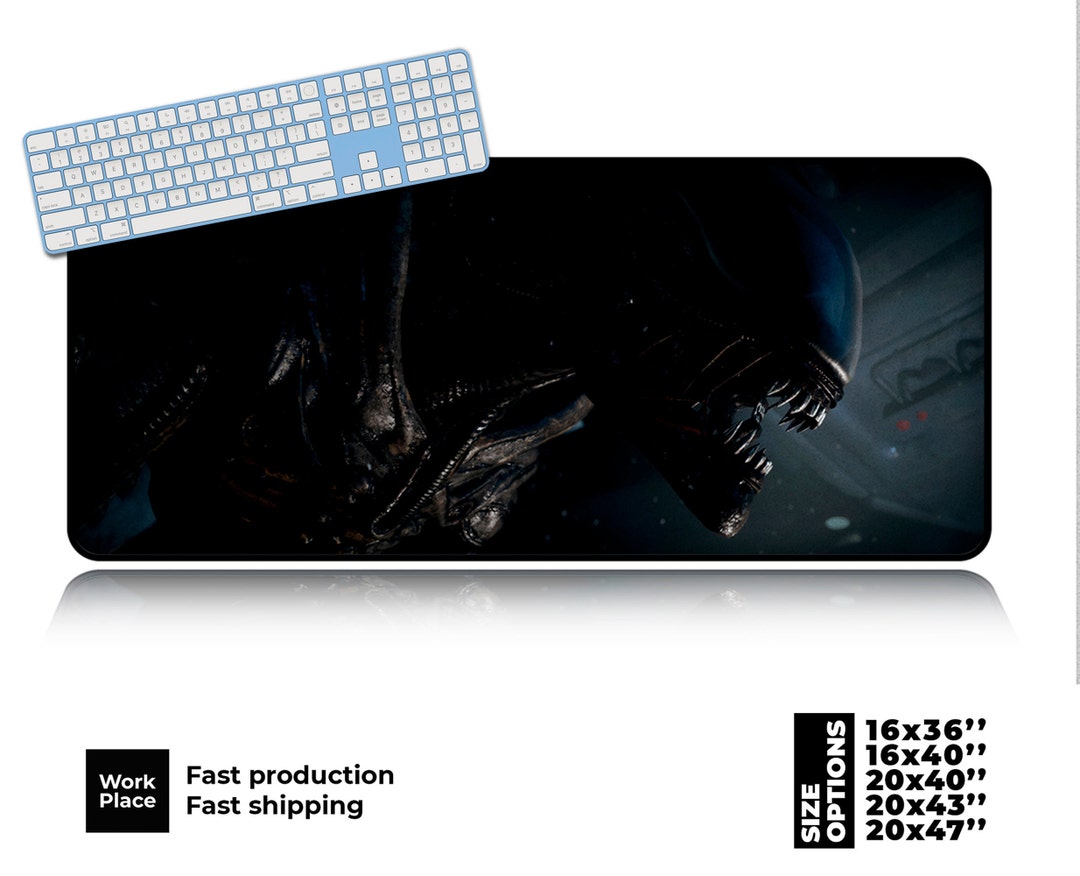 Alien Movie Print Mouse Pad, Xenomorph Mouse Pads, Blockbuster Large ...