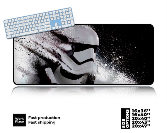 Stormtrooper Desk Mat Clone Trooper Desk Mat Geek Placemat - Etsy