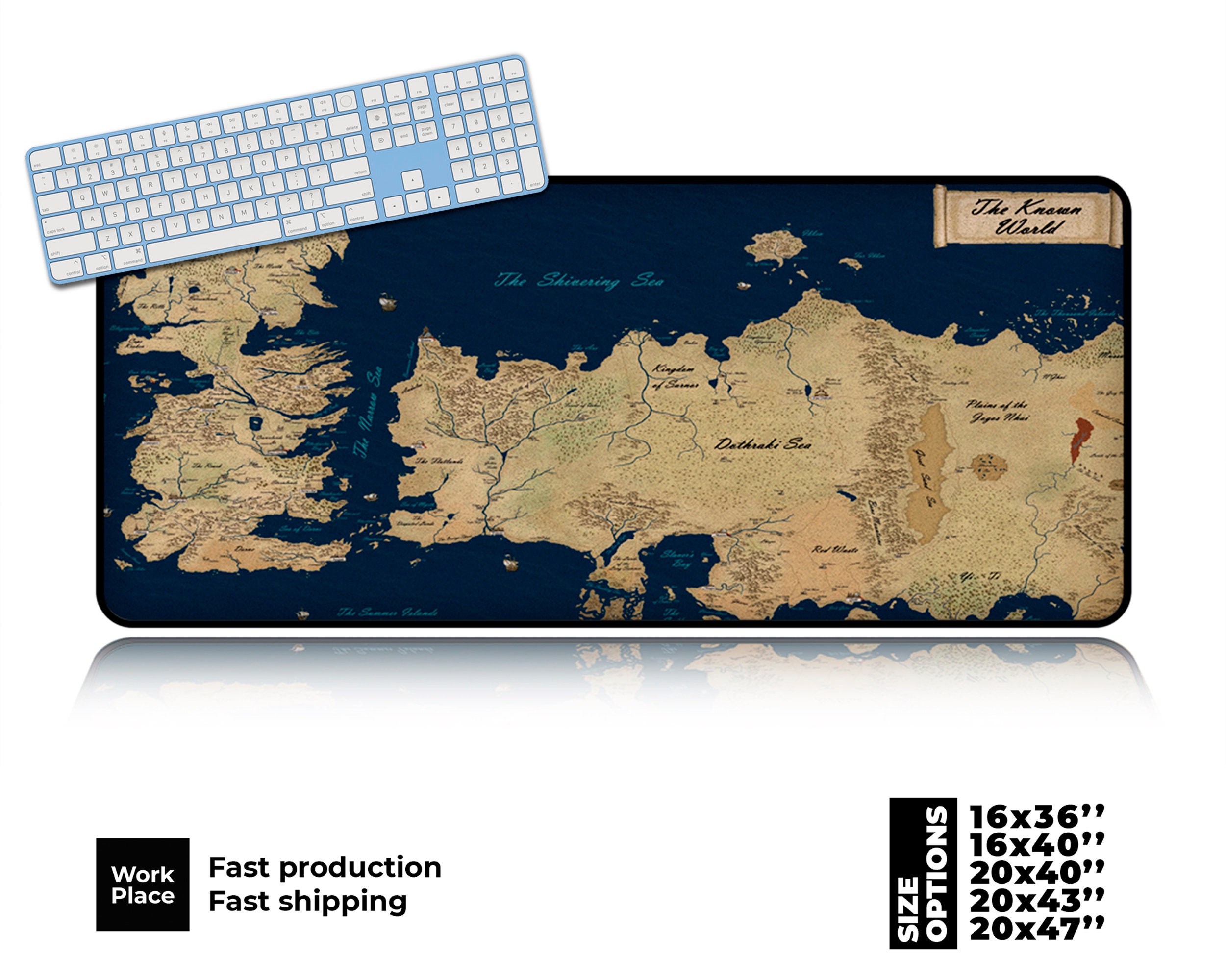 Game Of Thrones Map Large