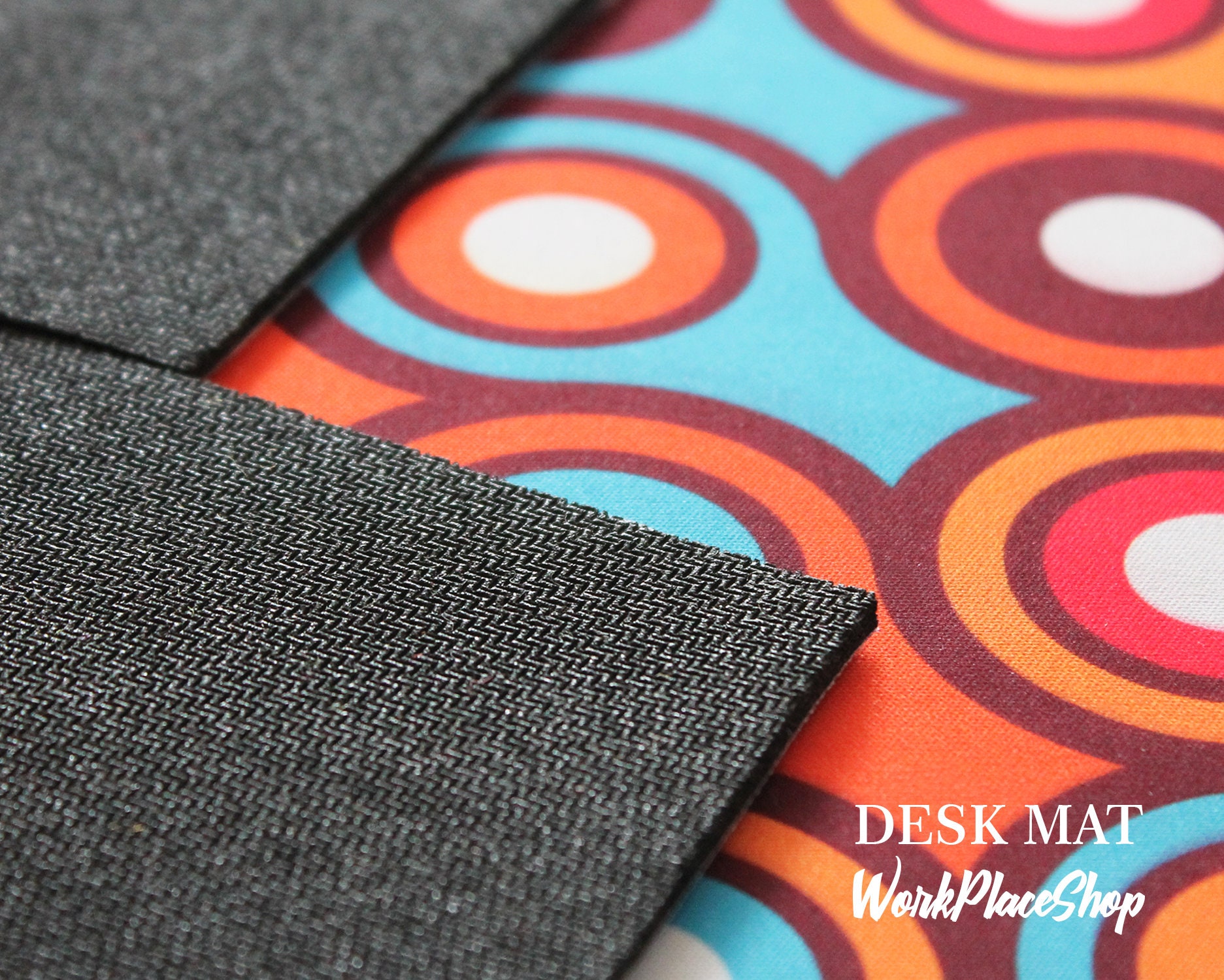 Cosmo Cat Pattern Art Desk Mat Pattern Print Large Place | Etsy