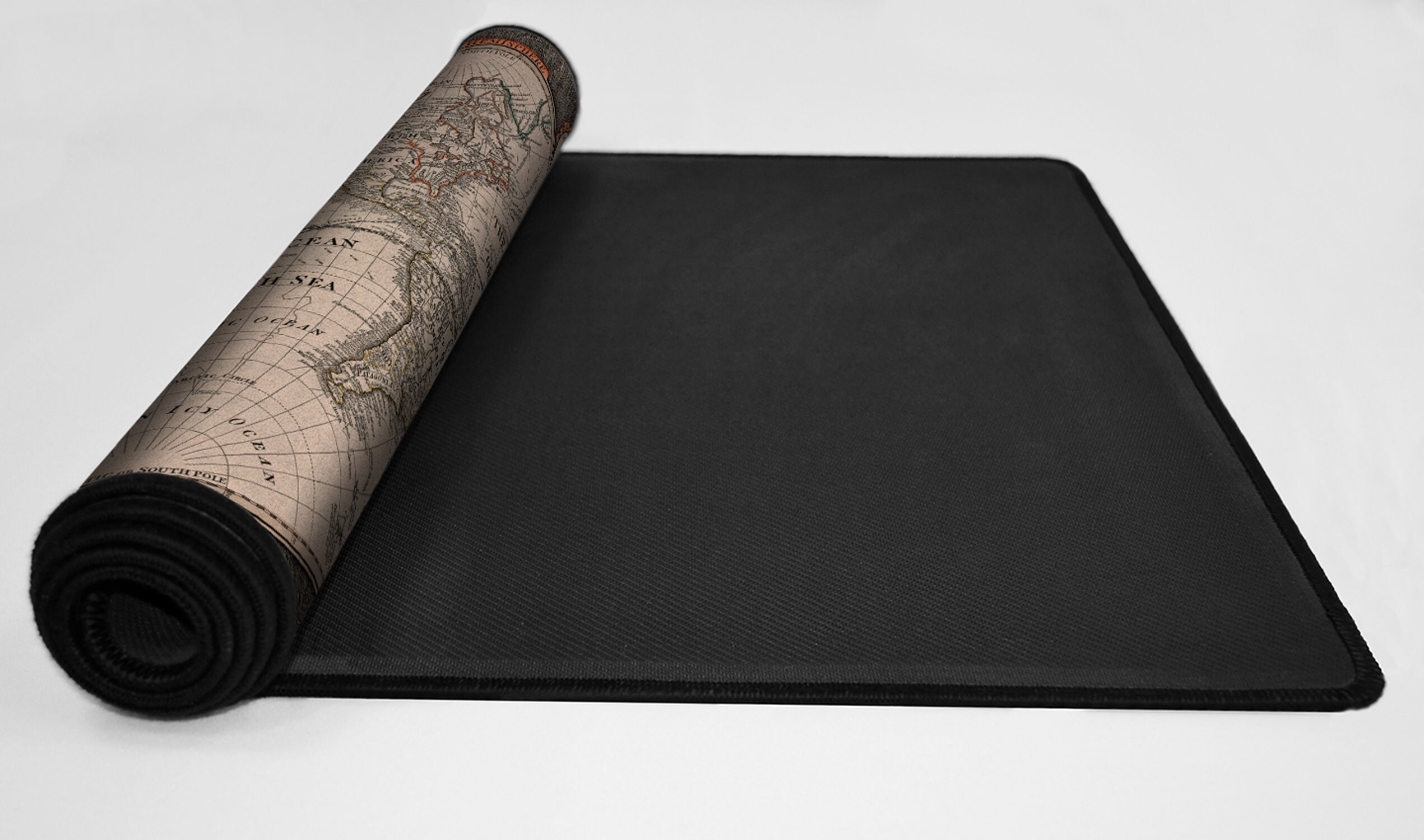 World Map Desk Mat Antique Decor Mouse Pad Mouse Pads Large | Etsy