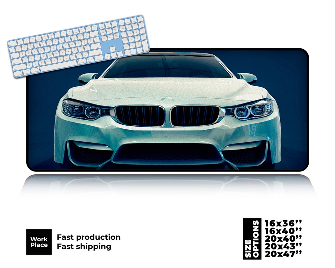 BMW Desk Mat, Automotive Decor Mouse Pad, Mouse Pads, Large Mouse Pad ...