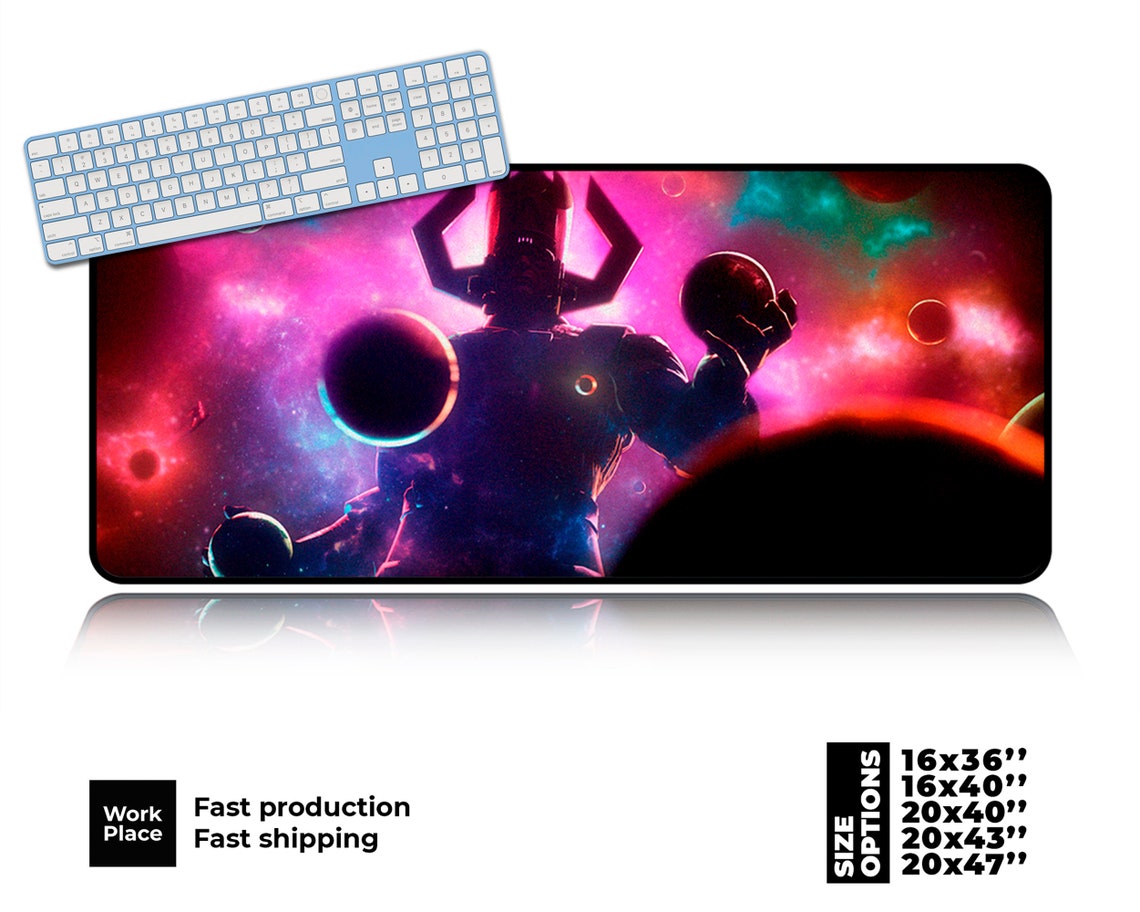 Gaming Desk Mat Geek Placemats HD Colorful Large Desk Pad - Etsy