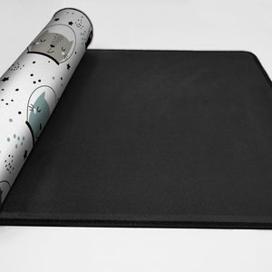 Cosmo Cat Pattern Art Desk Mat, Pattern Print Large Place Mats, Desk ...