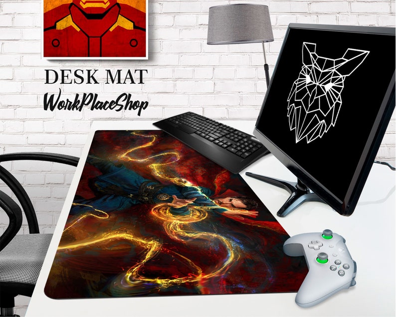Gaming Desk Mat Geek placemats HD Colorful Large Desk Pad | Etsy