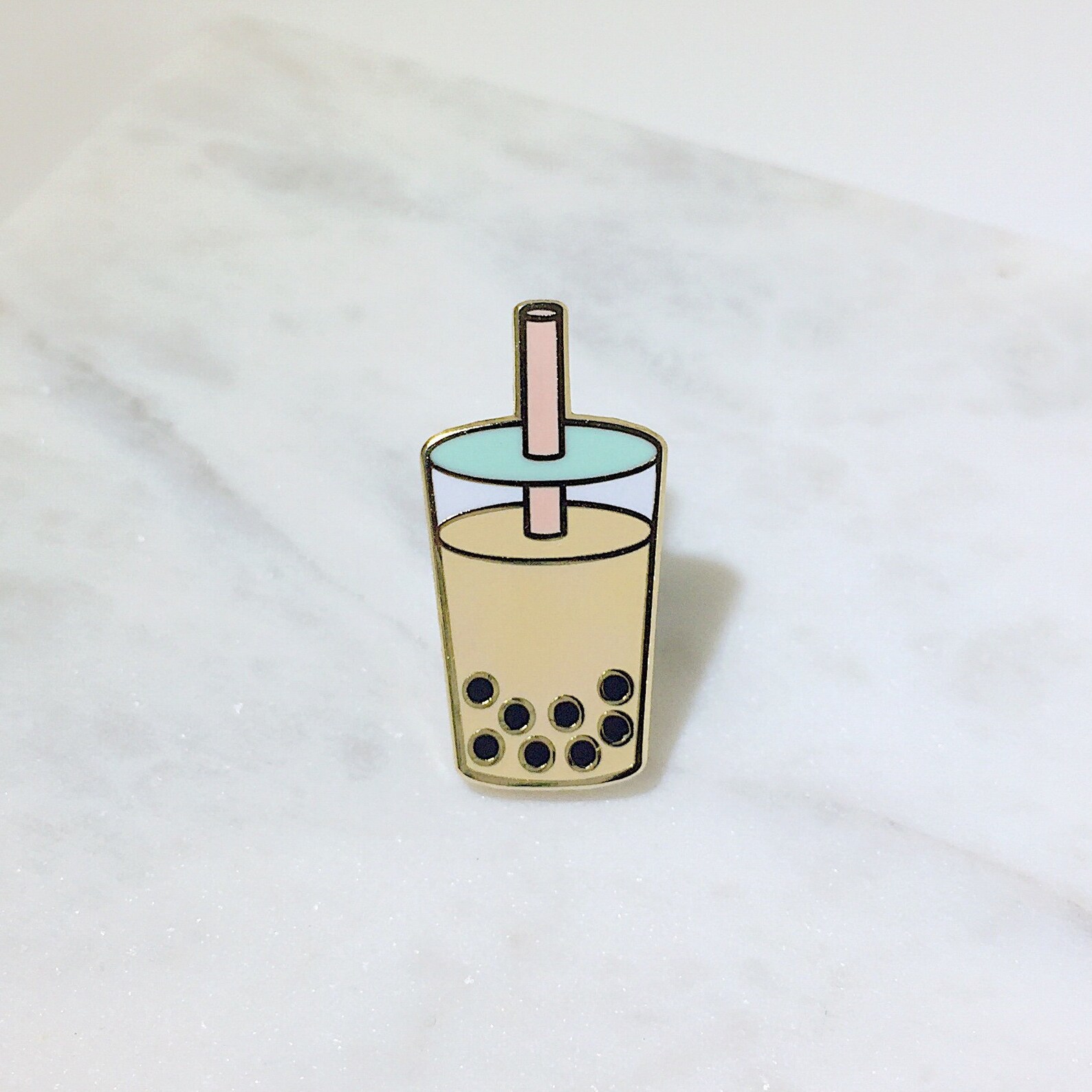 Boba Milk Tea Pin Enamel Pin Pins Boba Tea Pin Bubble Tea - Etsy