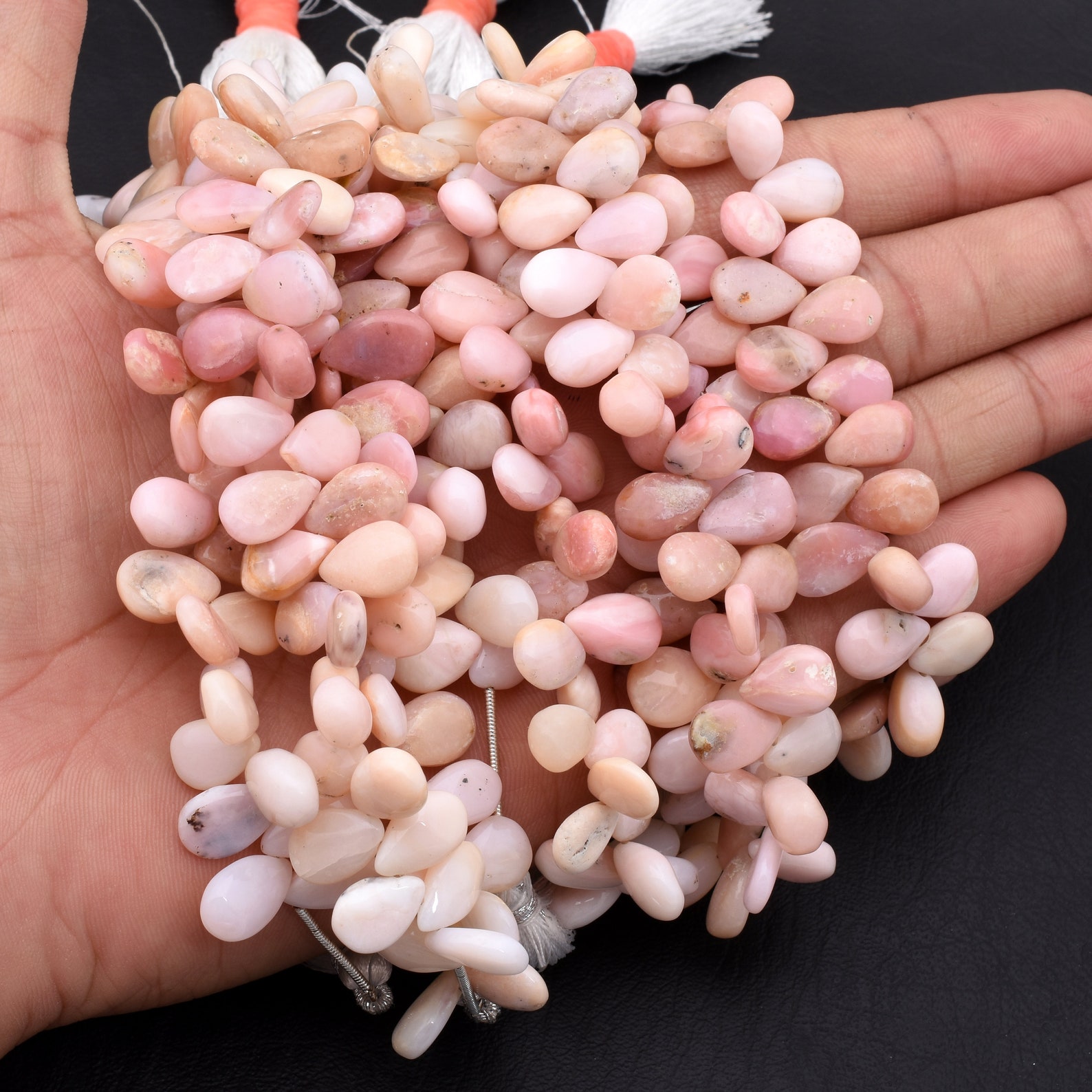 Wonderful Pink Opal Shaded Smooth Pear Shape Gemstone - Etsy