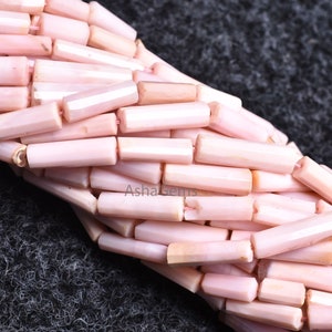Beautiful Pink Opal Faceted Pipe Shape Beads, AAA Pink Opal Fancy Pipe ...