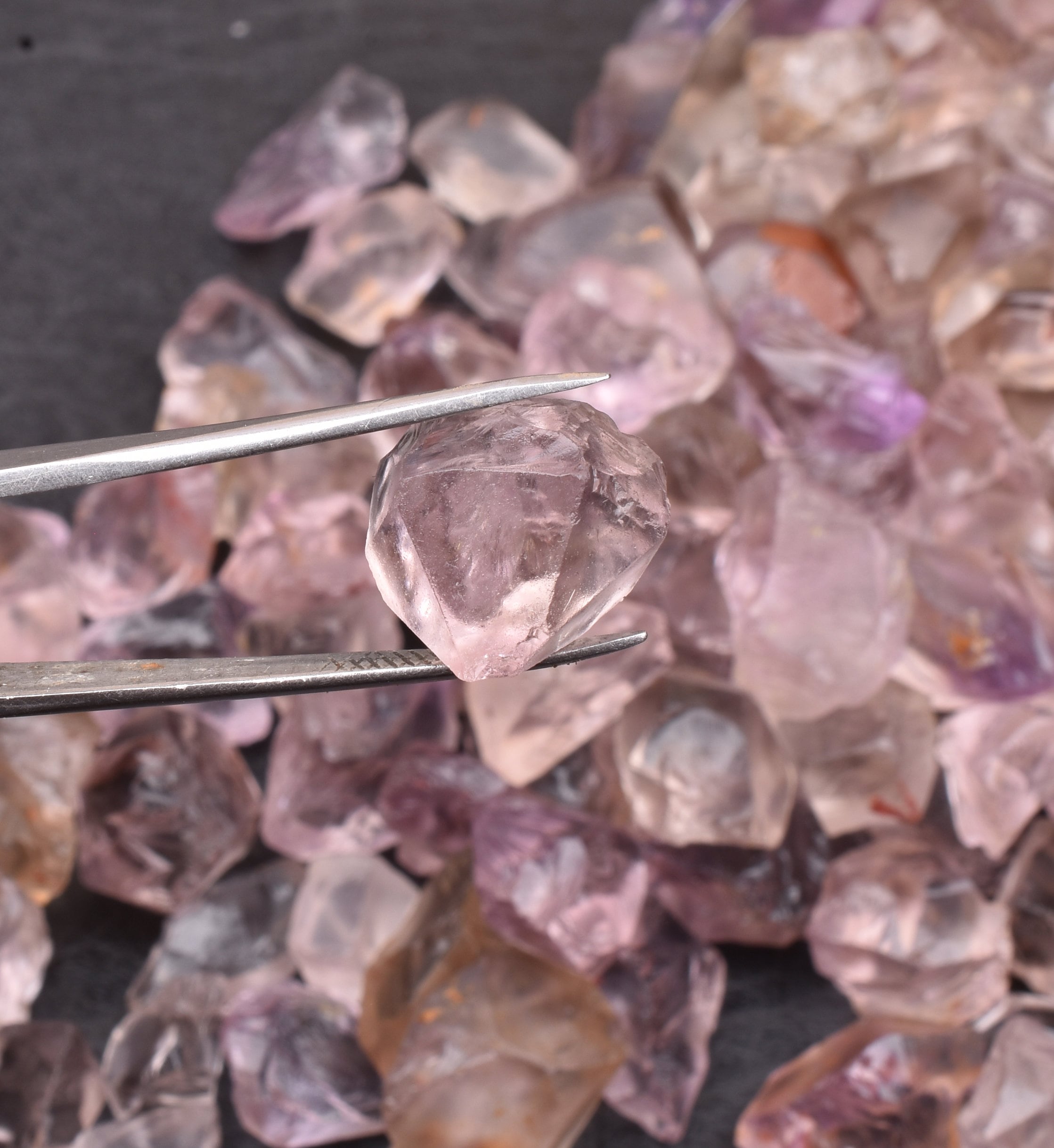 Natural Pink Amethyst Raw Rough StoneSuper Fine AAA Pink | Etsy