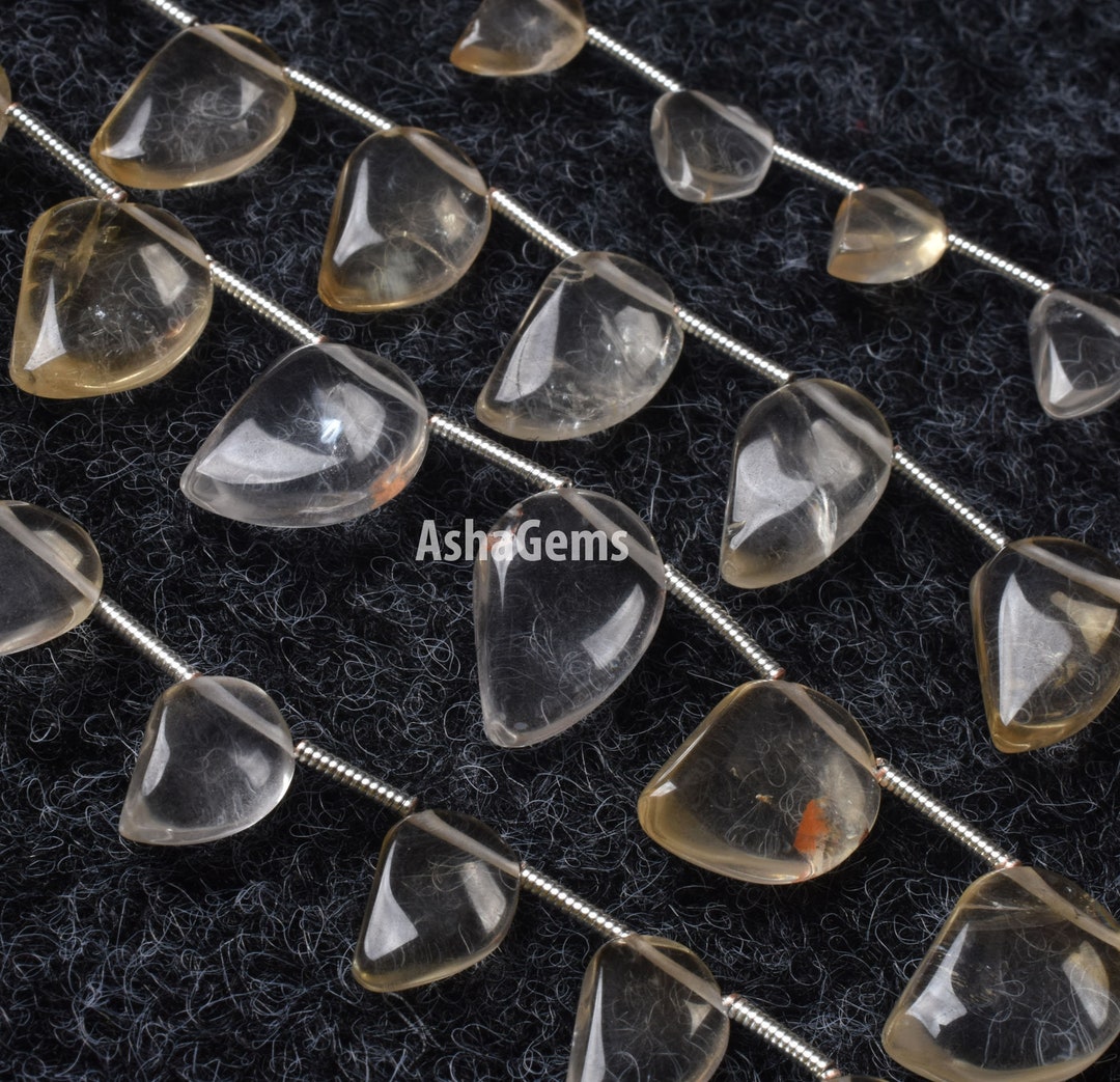 Citrine Quartz Smooth Fancy Shape Gemstone Beads7.5 - Etsy