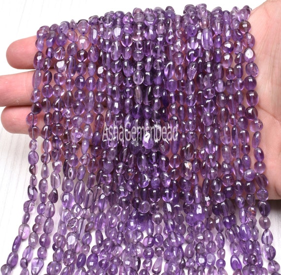 Beautiful Brazil Amethyst Nugget Shape Beads Natural Purple | Etsy