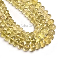 100% Natural Lemon Half Moon Shape Gemstone, Lemon Quartz D Shape ...