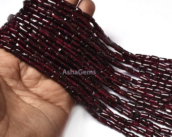 Beautiful Red Garnet Smooth Handmade Drops Shape Beads Genuine Garnet ...