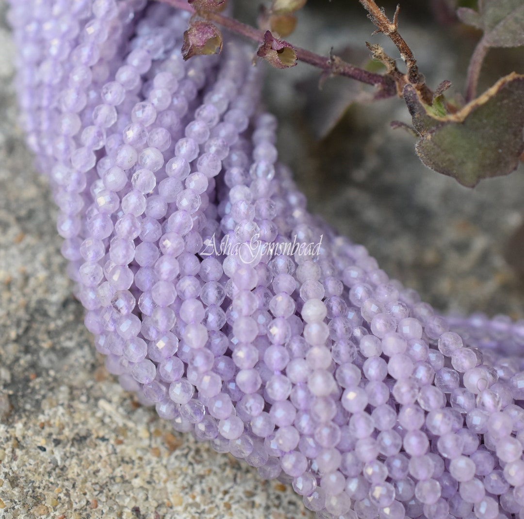 Beautiful Natural Lavender Quartz Micro Cut Faceted Gemstone - Etsy