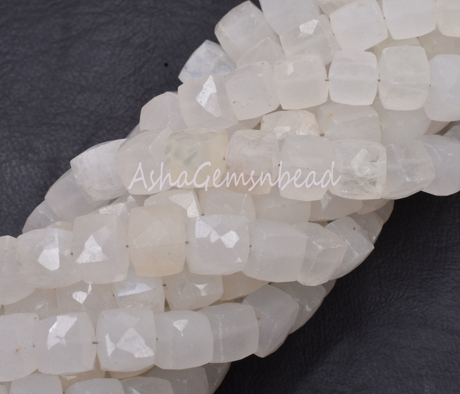 Beautiful Natural Blue Fire Rainbow Moonstone 3D Cube Box - Etsy