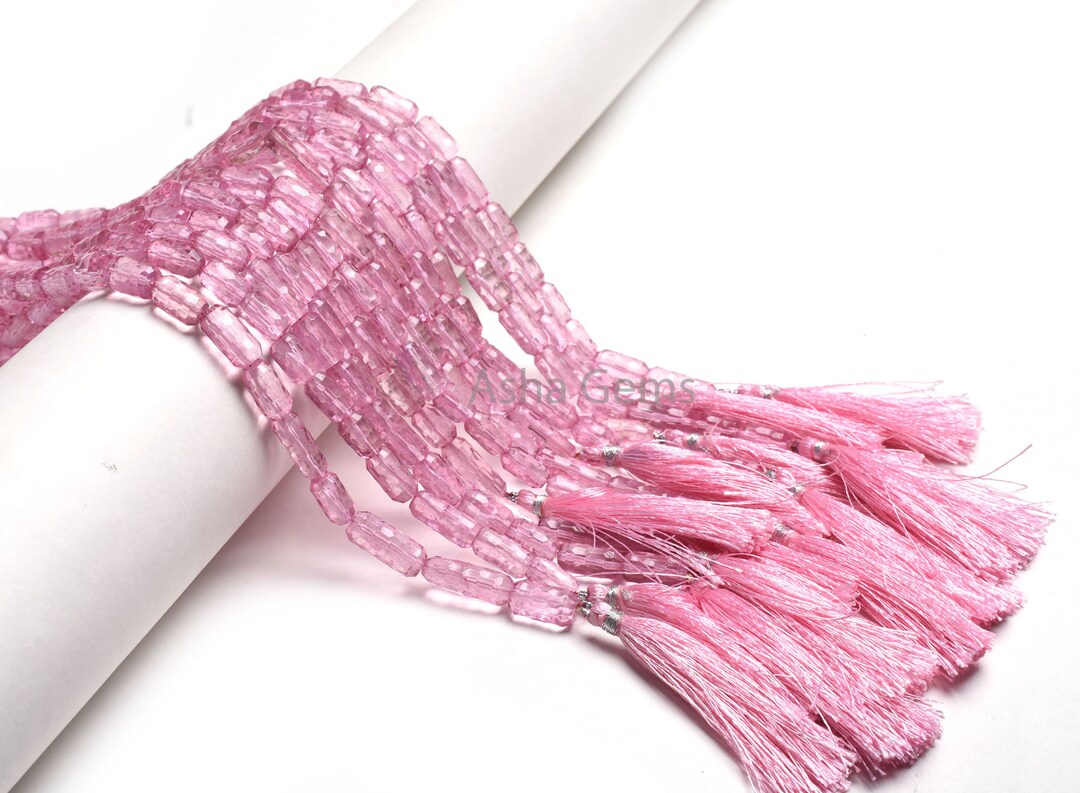 AAA Crystal Pink Coated Concave Cut Faceted Beads,10strand Gemstone ...