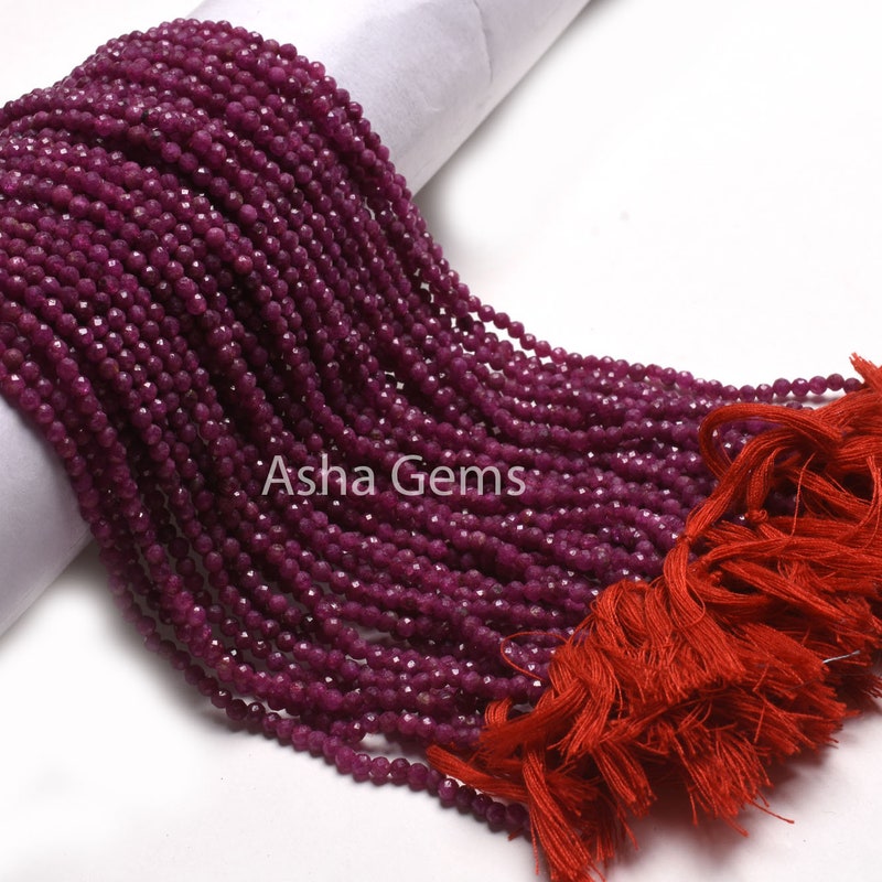 Real Ruby Necklace - Etsy