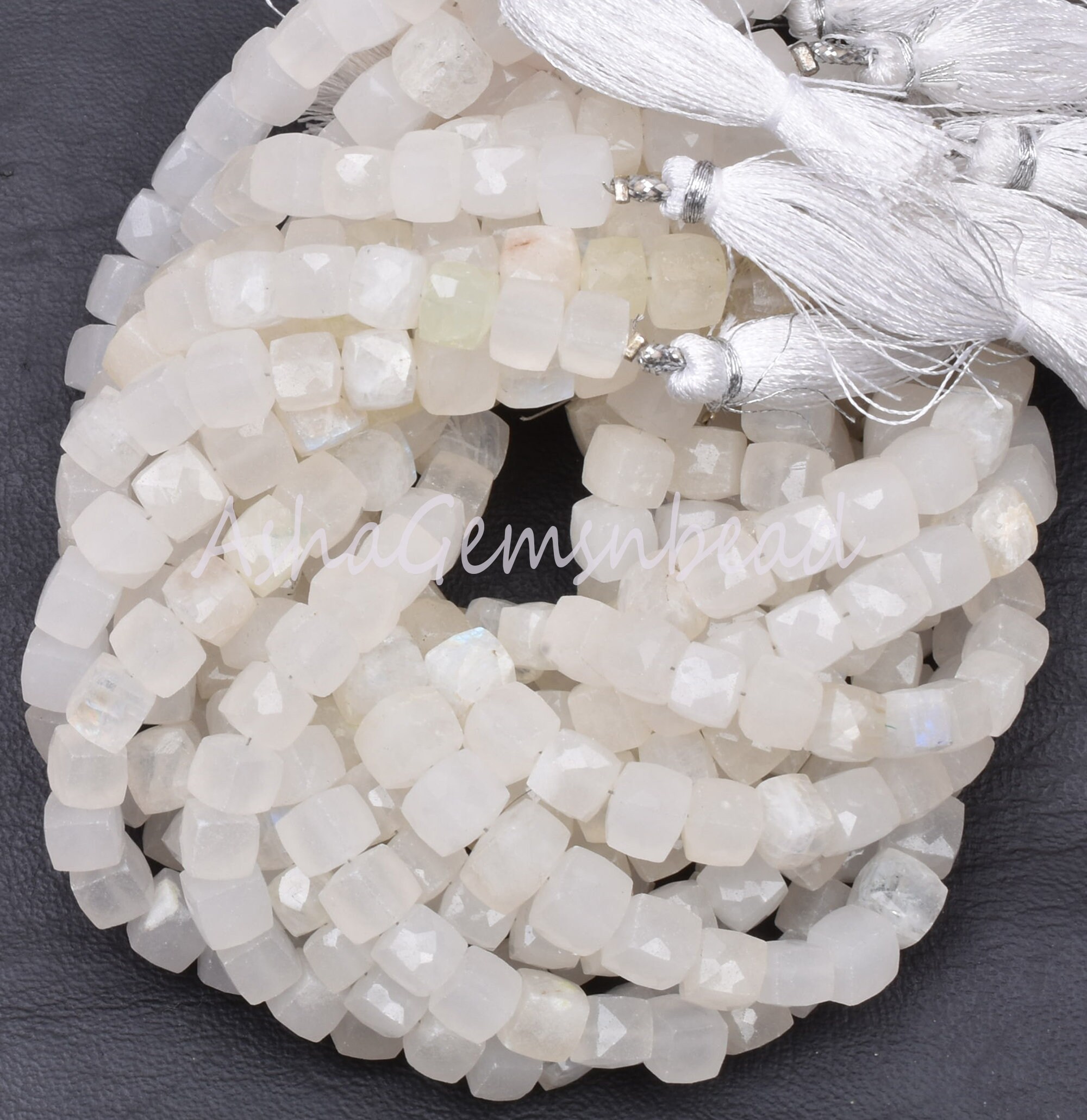 Beautiful Natural Blue Fire Rainbow Moonstone 3D Cube Box - Etsy