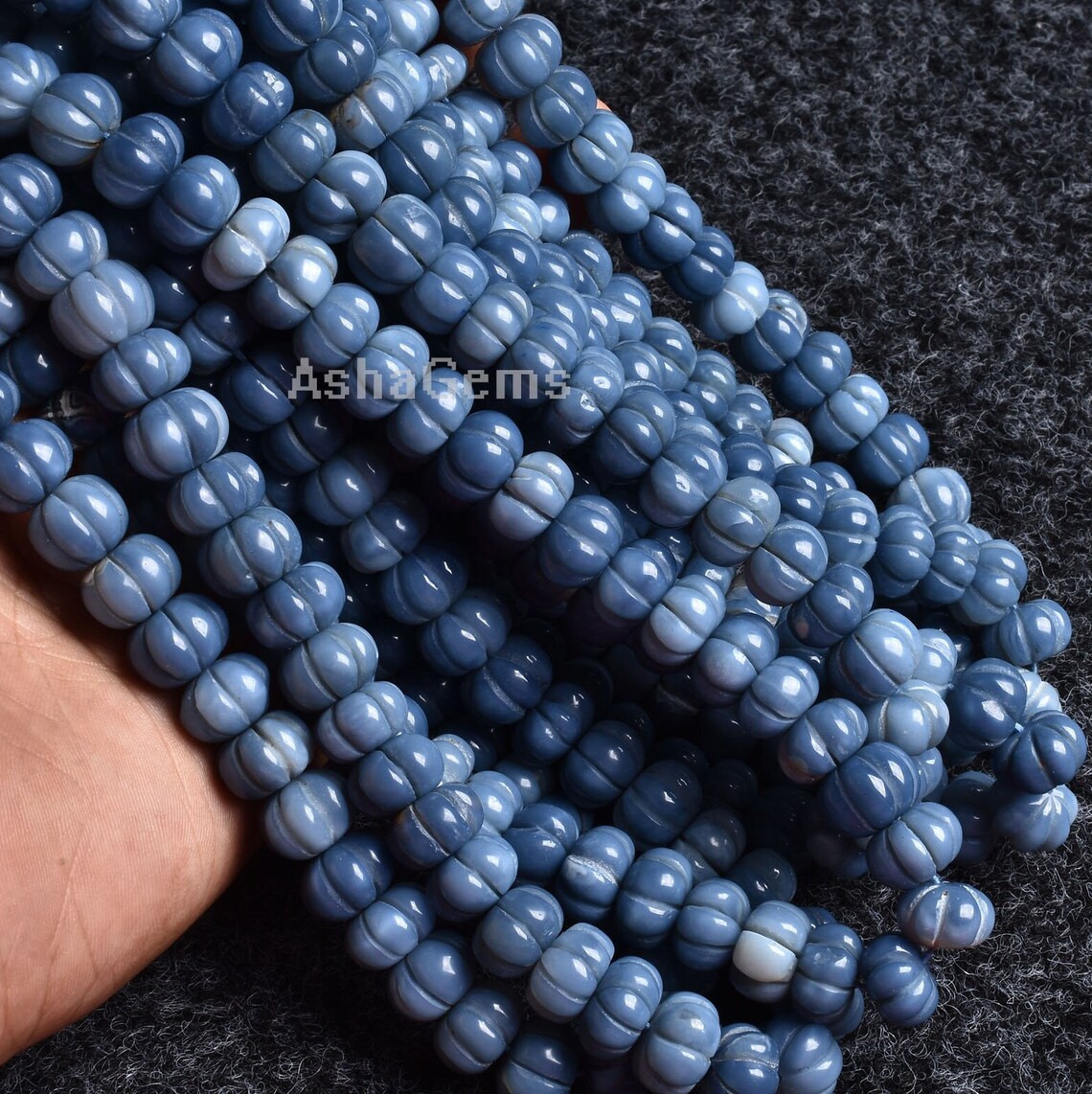 Beautiful Blue Oregon Opal Carved Watermelon Shape - Etsy