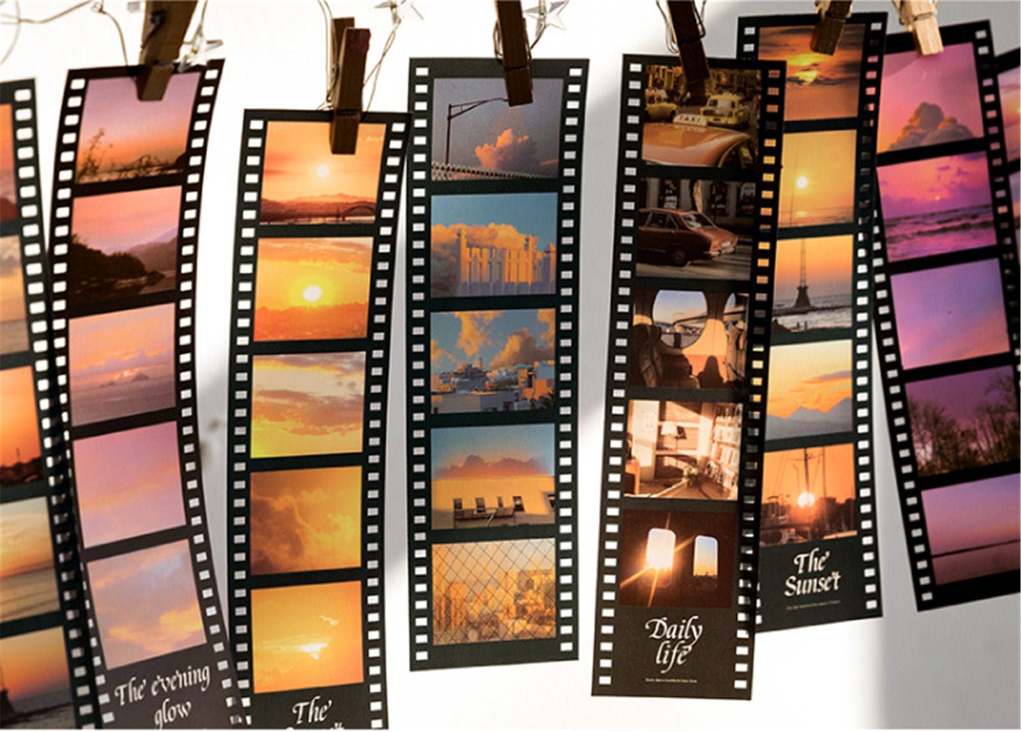 15pcs Film Stickers Pack Beautiful Photographs Stickers for | Etsy
