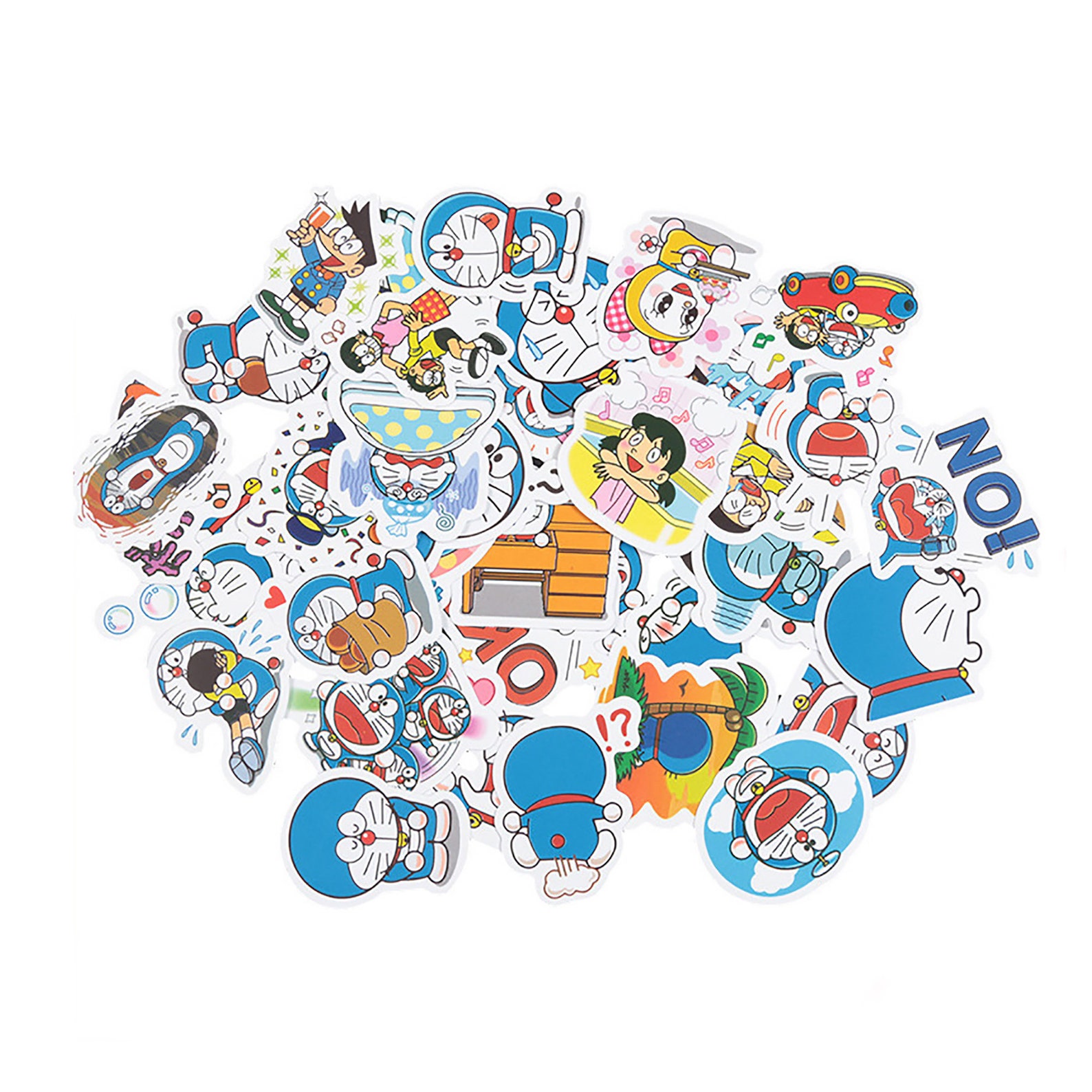 40pcs Doraemon Stickers set Hand Account Stickers Planner | Etsy