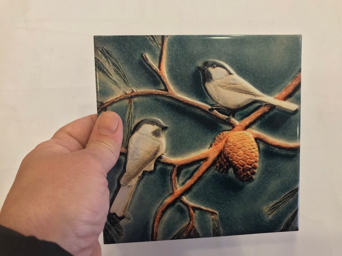 Ceramic Tile Birds Nature Tile Inspired Permanent Print - Etsy