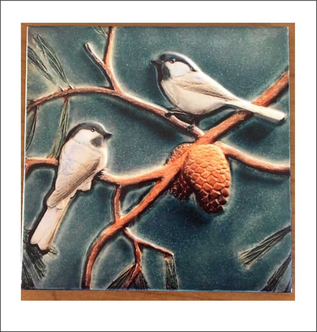 Ceramic Tile Birds Nature Tile Inspired Permanent Print, Please Read ...