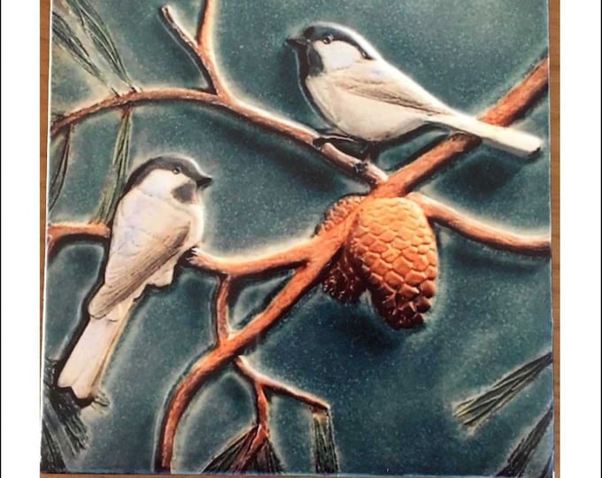 Ceramic Tile Birds Nature Tile Inspired Permanent Print - Etsy