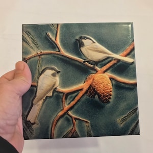 Ceramic Tile Birds Nature Tile Inspired Permanent Print, Please Read ...