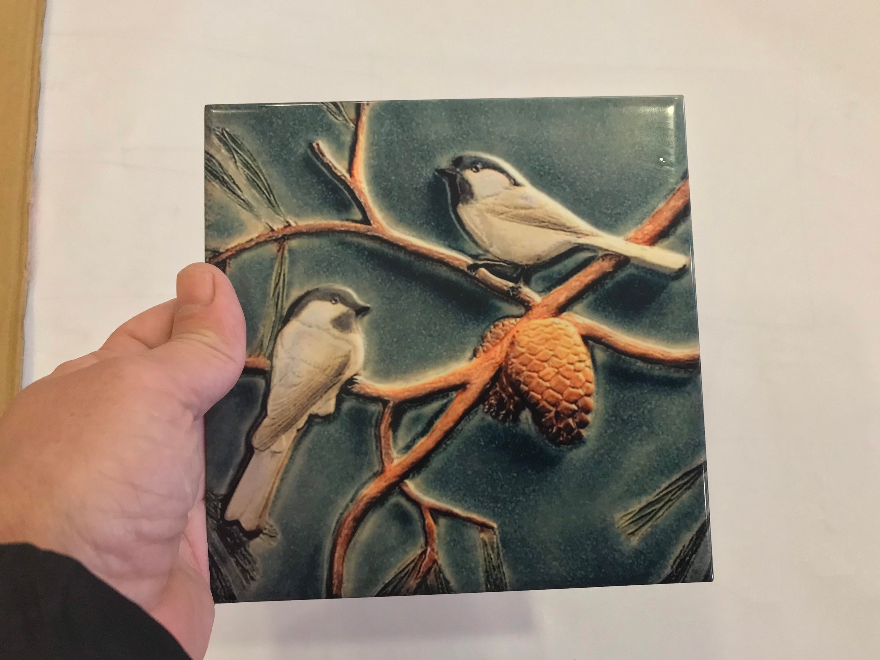 Ceramic Tile Birds Nature Tile Inspired Permanent Print - Etsy